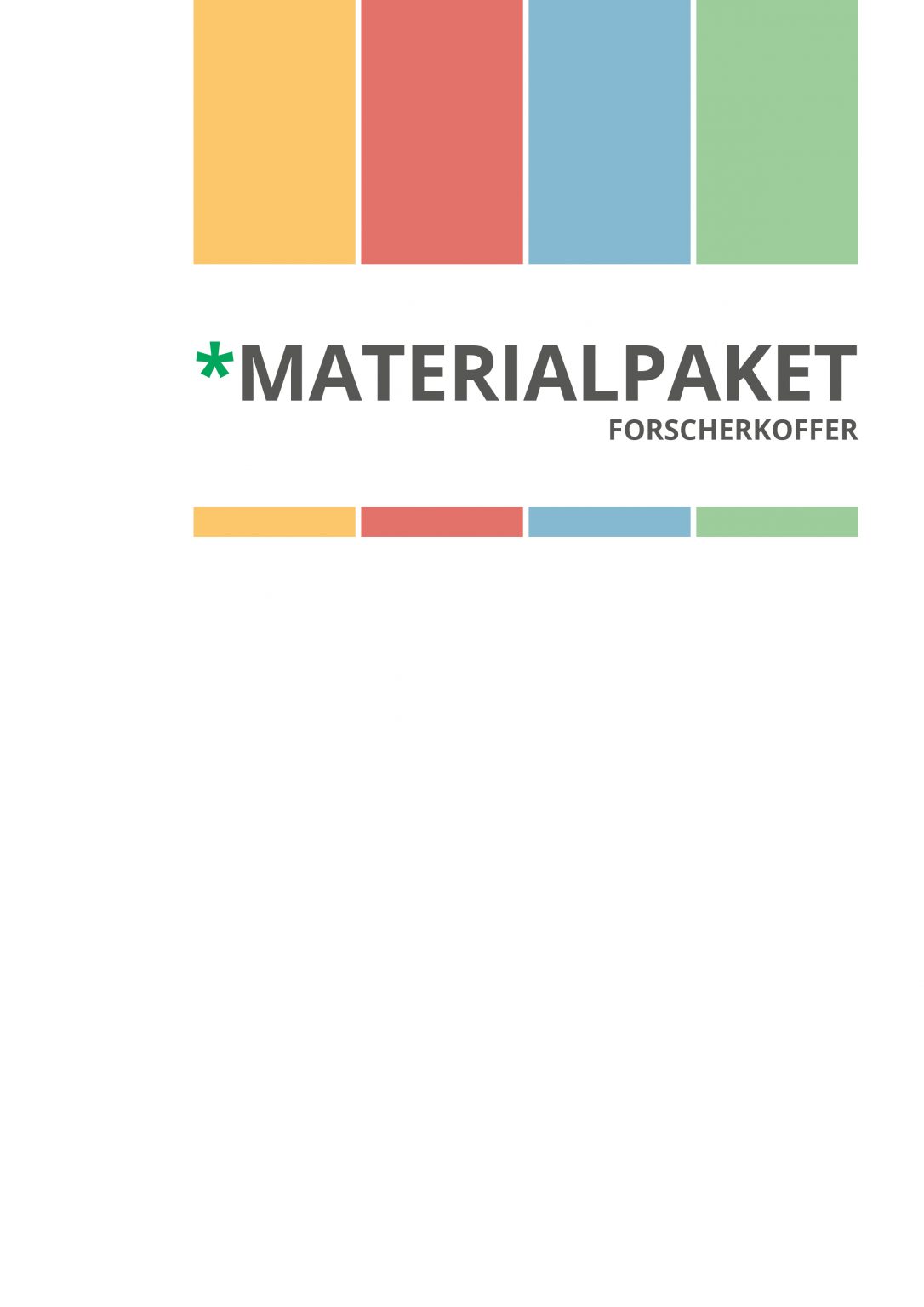 DAS MATERIAL | Forscherkoffer für Kinder