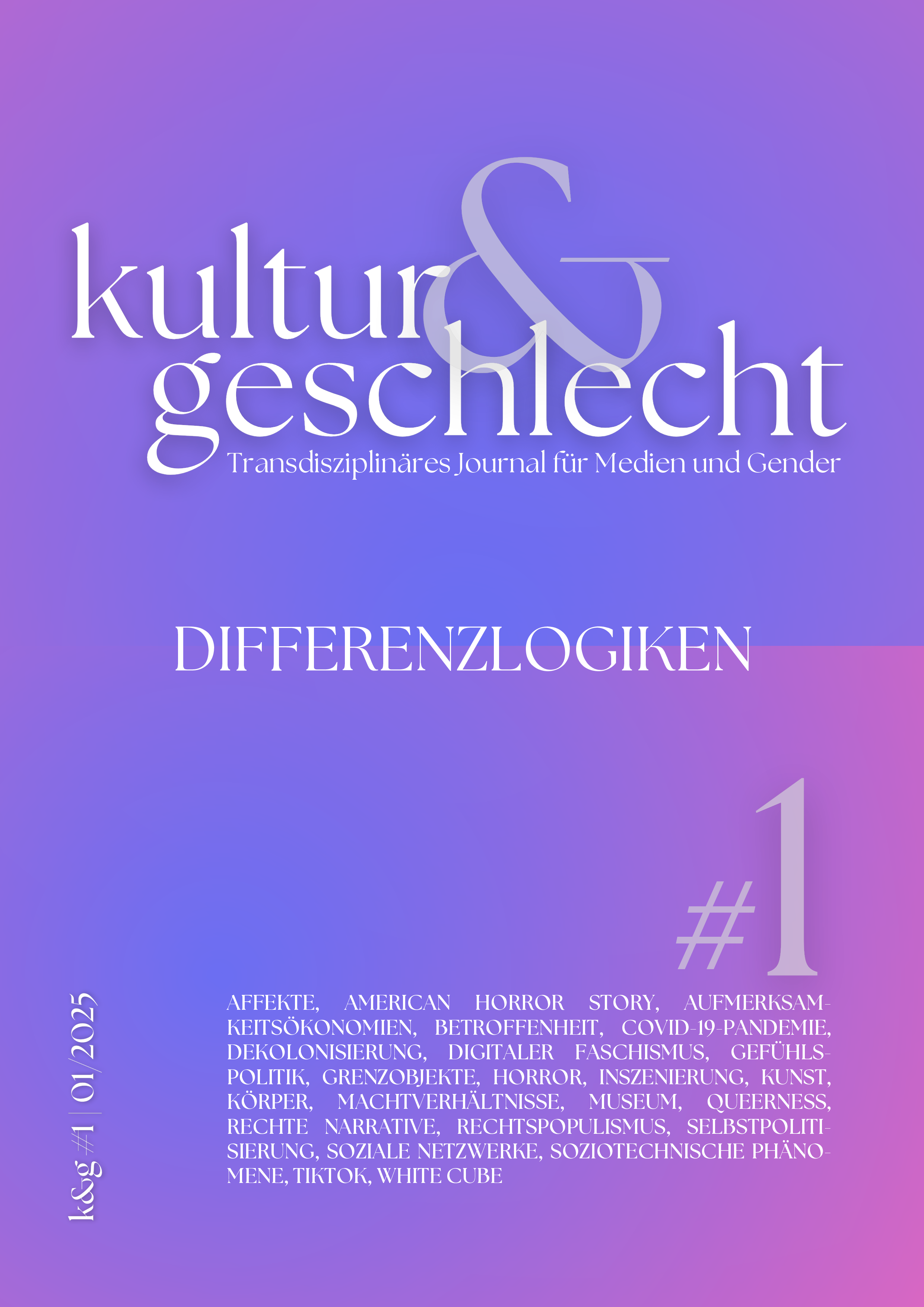 kultur & geschlecht #1 – kultur & geschlecht
